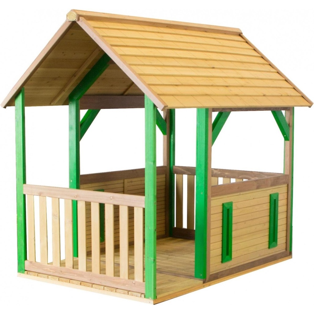 AXI Forest Speelhuis in Bruin/Groen - Speelhuisje voor de tuin / buiten ...